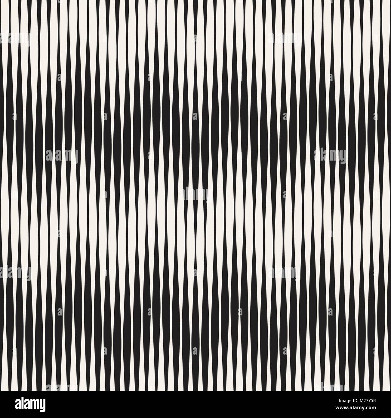 Seamless ripple pattern. Repeating vector texture. Wavy graphic background. Simple wave stripes ...