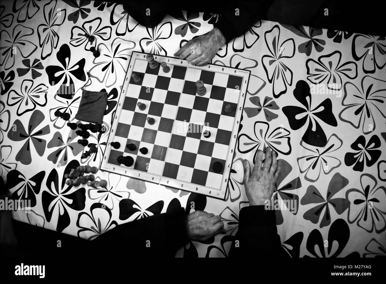 A game of chess, Denmark 2010 Stock Photo - Alamy