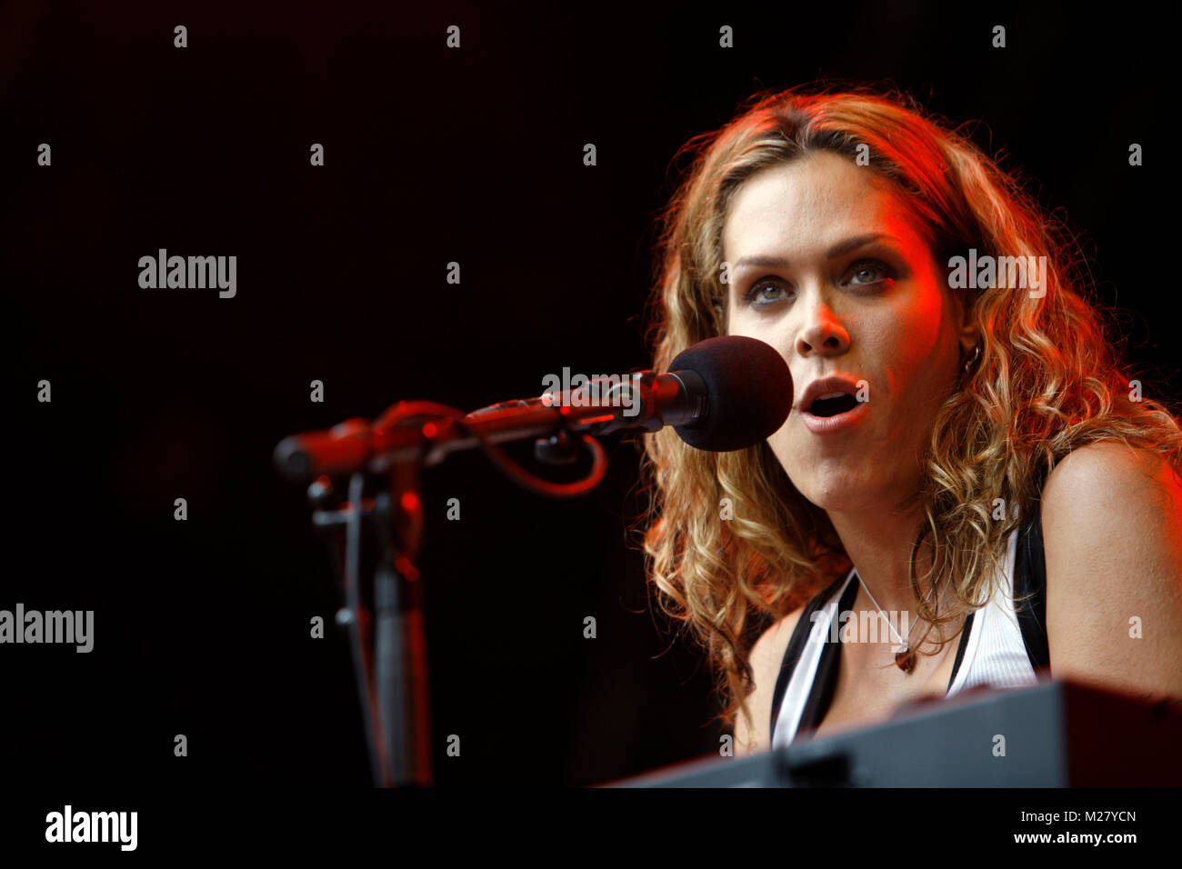 The American singer, musician and songwriter Beth Hart performs a live ...