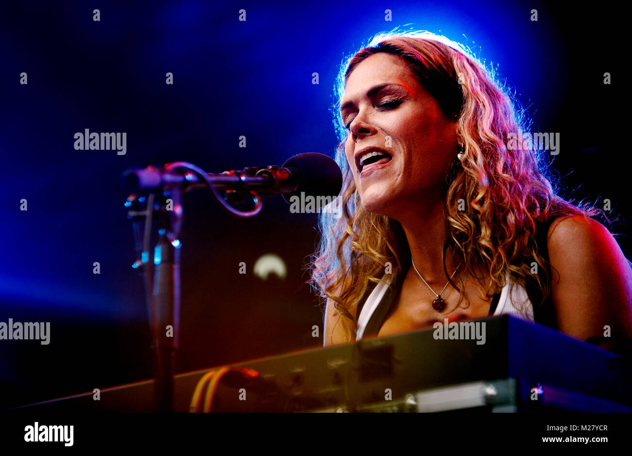 The American singer, musician and songwriter Beth Hart performs a live ...