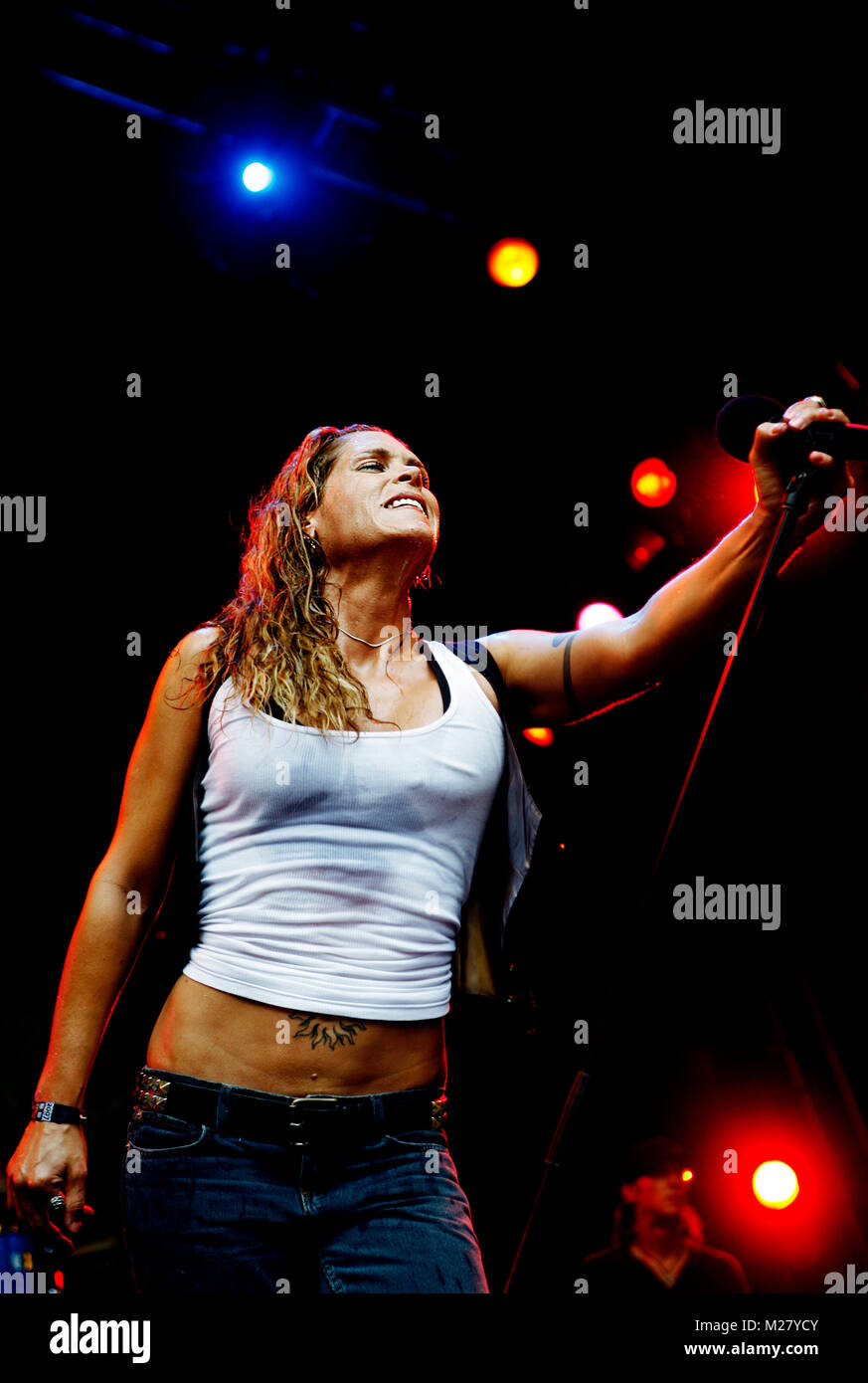 The American singer, musician and songwriter Beth Hart performs a live ...