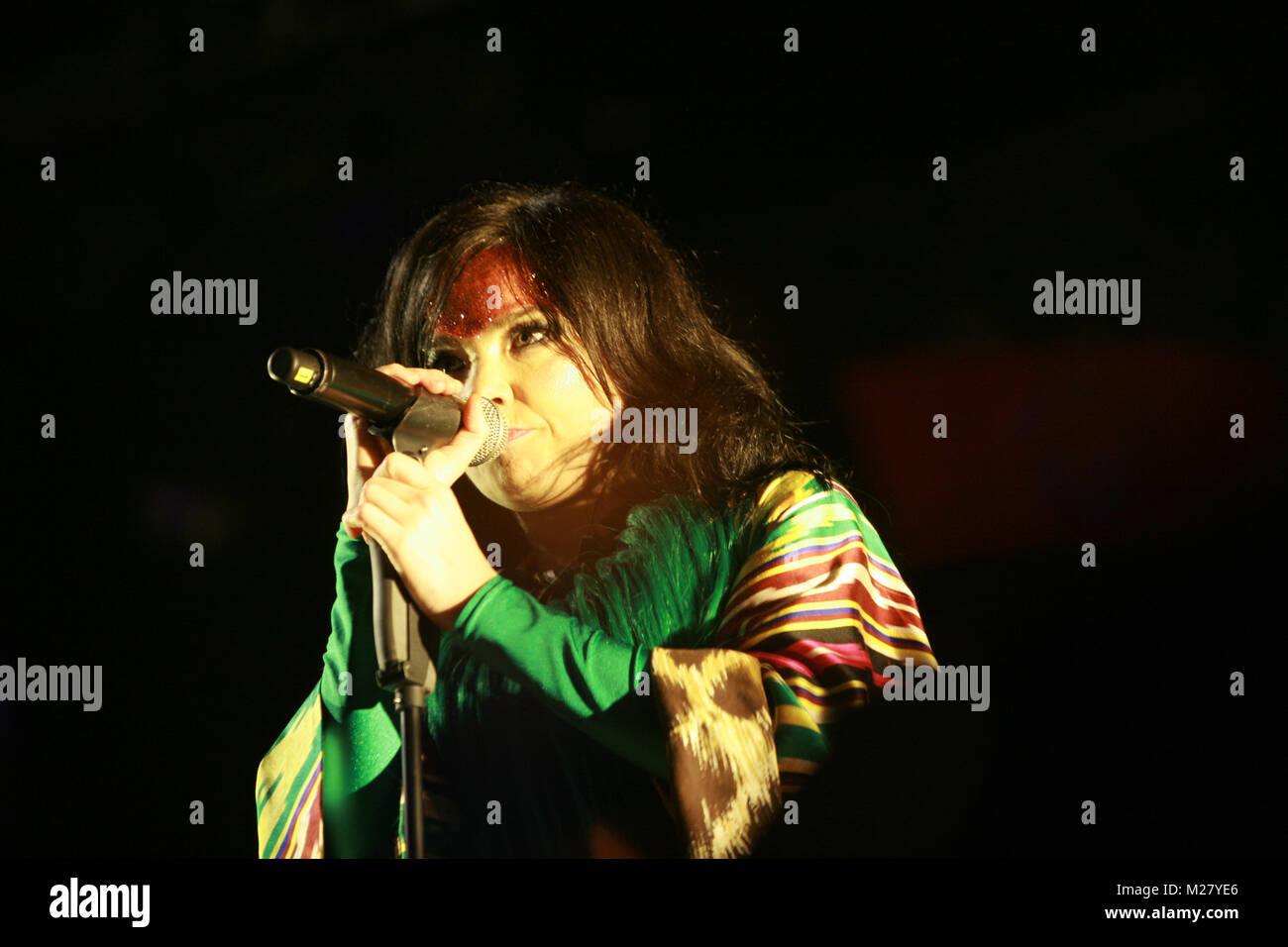 The Icelandic singer, actress, songwriter and composer Björk performs a ...