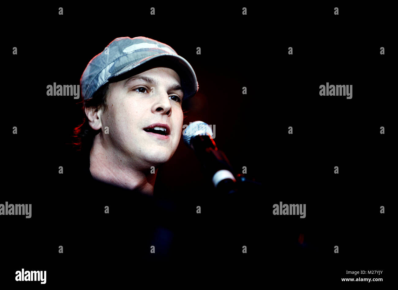 The American singer-songwriter and musician Gavin DeGraw performs a ...