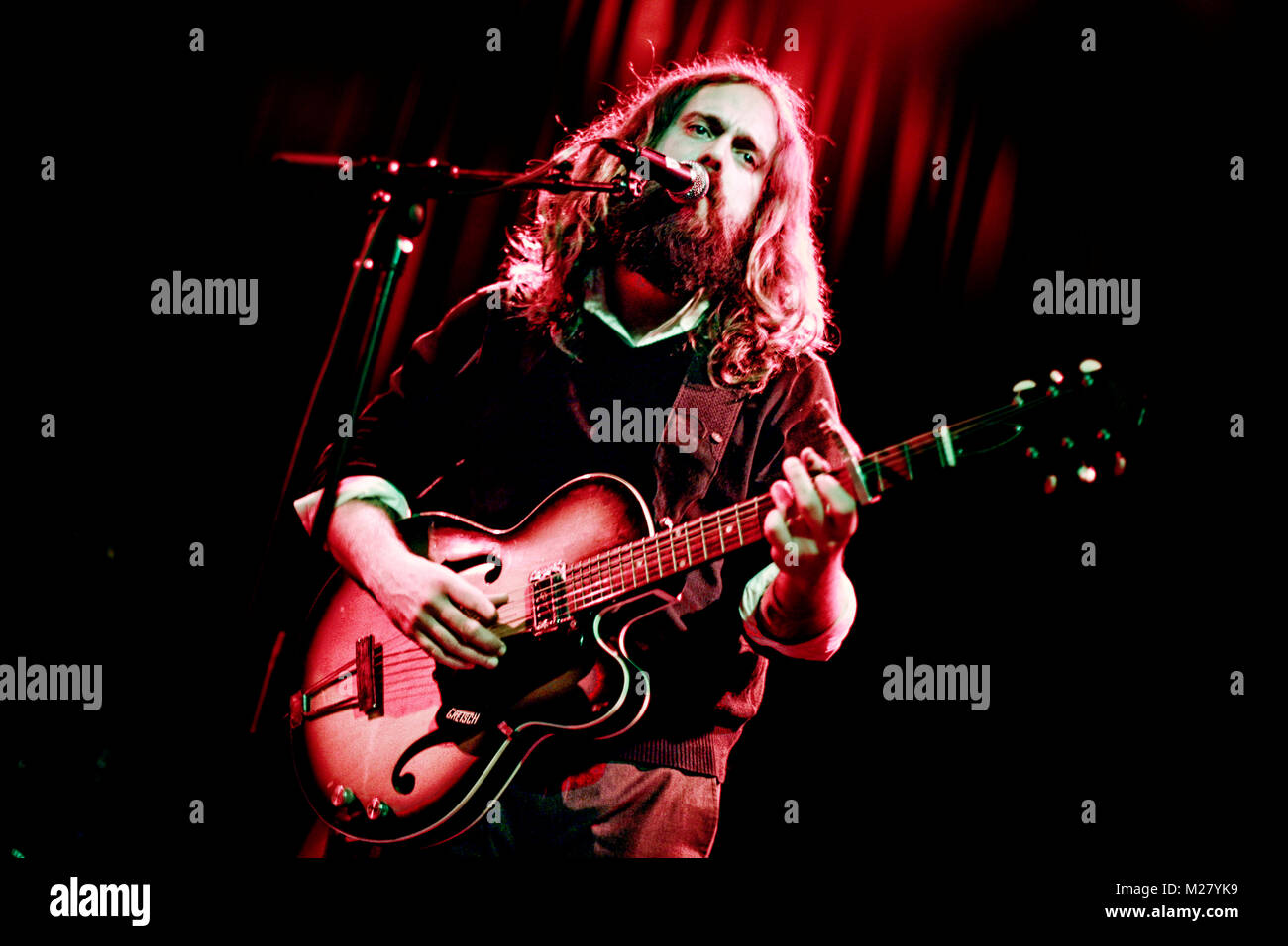 The American singer-songwriter and folk musician Samuel Beam goes under ...