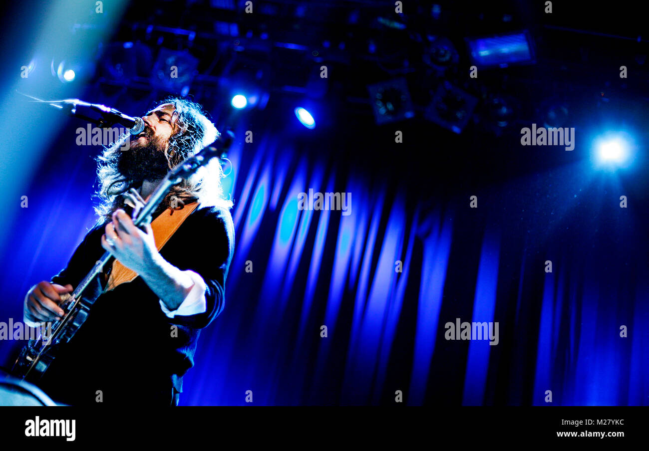 The American singer-songwriter and folk musician Samuel Beam goes under ...