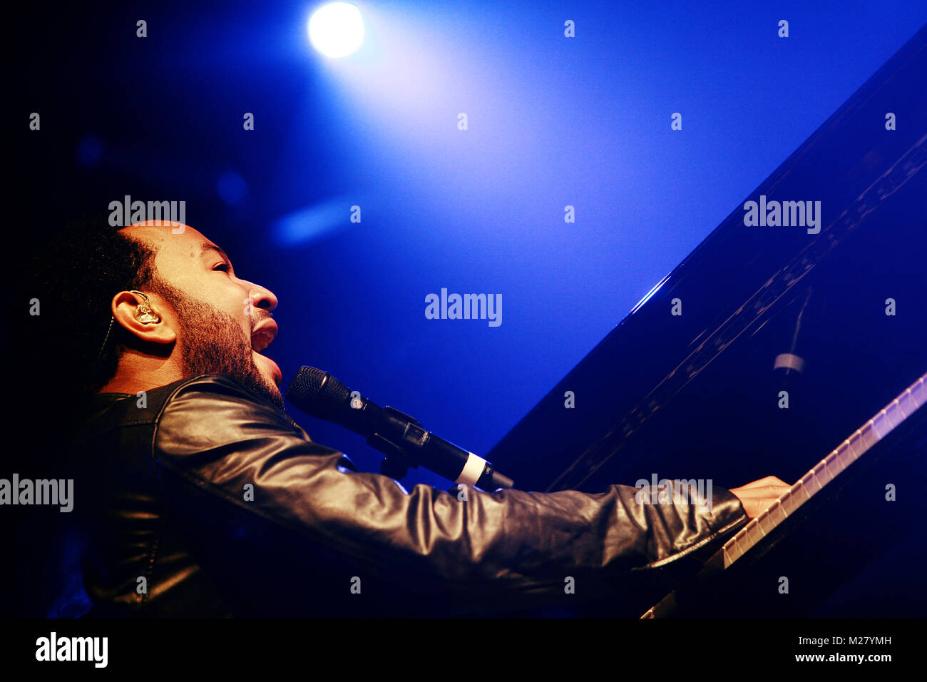 The American musician and soul singer John Legend performs a live ...