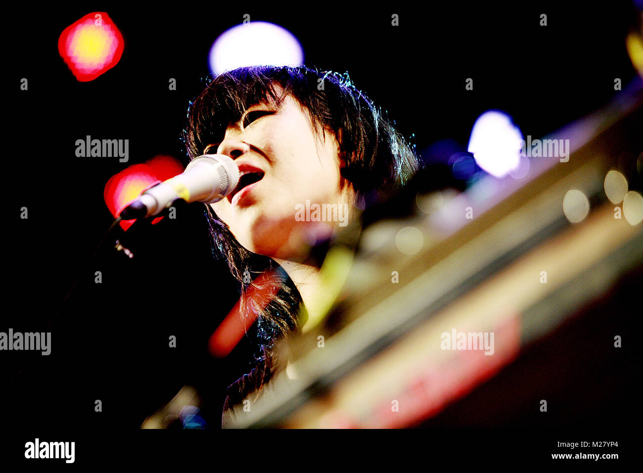 The American electronica and dance band LCD Soundsystem performs a live ...