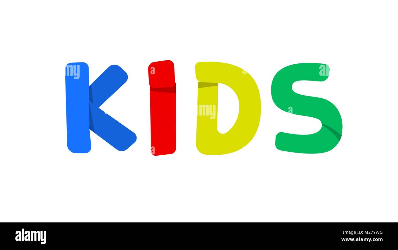 Kids font hi-res stock photography and images - Alamy