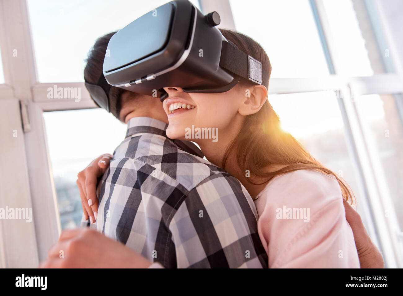 Cute couple cuddling hi-res stock photography and images - Alamy