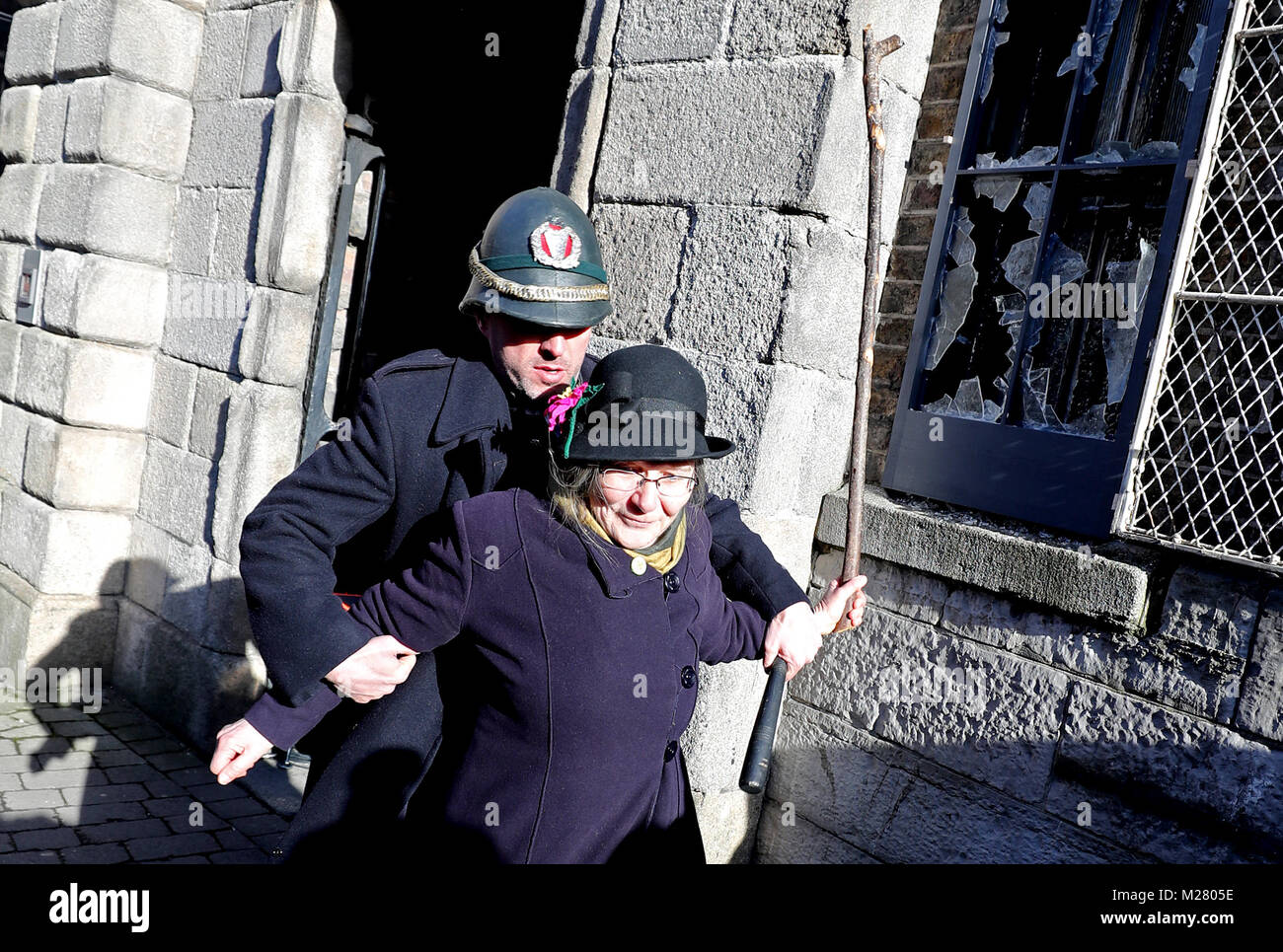 Grandmother smashing windows dublin castle hi-res stock photography and ...