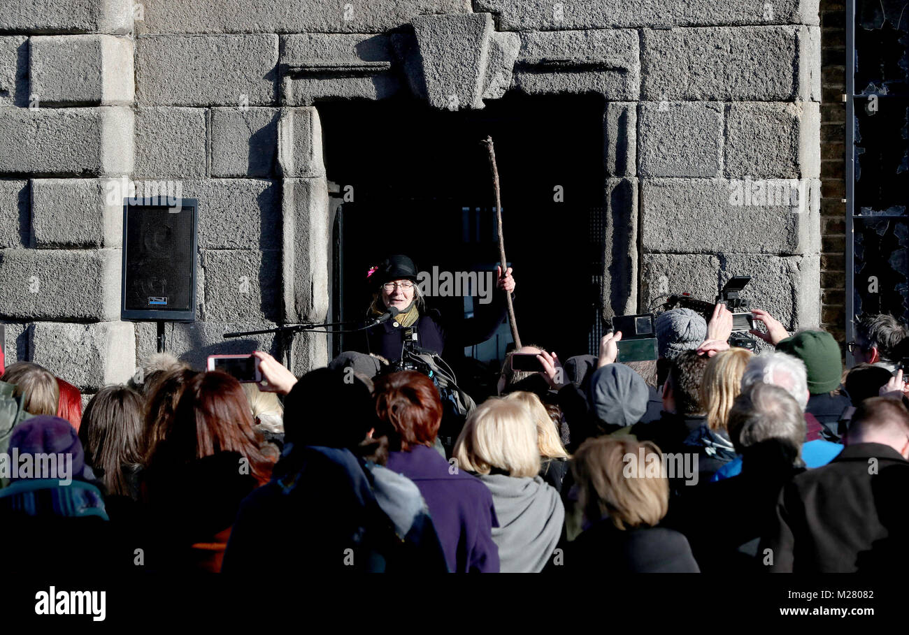 Grandmother smashing windows dublin castle hi-res stock photography and ...