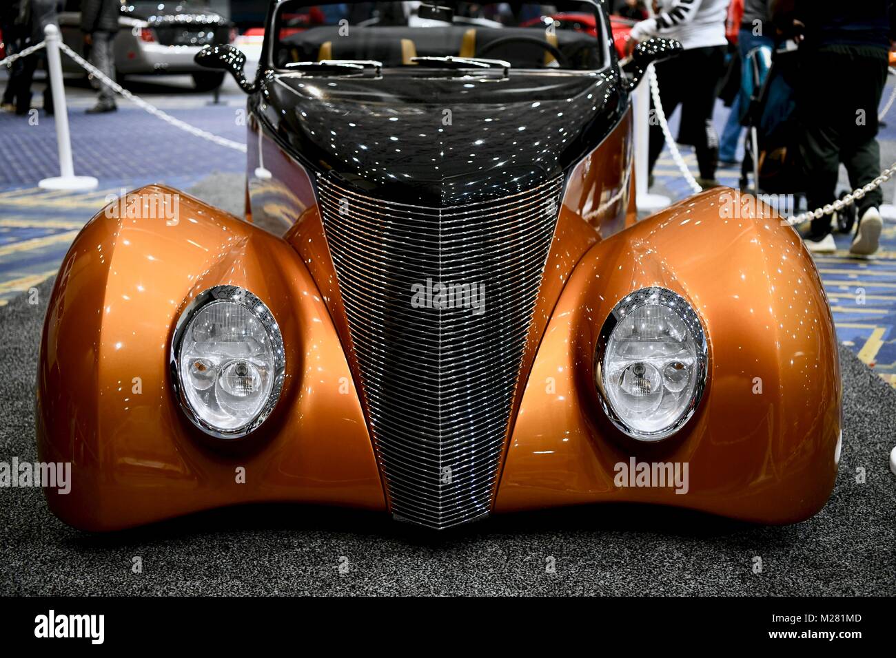 Exotic classic car at the 2018 Washington Auto Show, Washington DC, USA ...