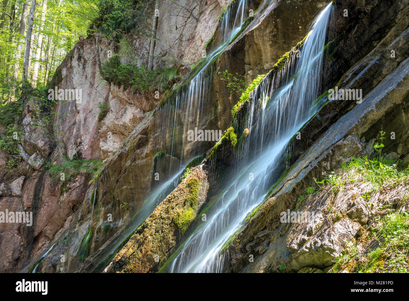 Wimbachklamm waterfall europe hi-res stock photography and images - Alamy