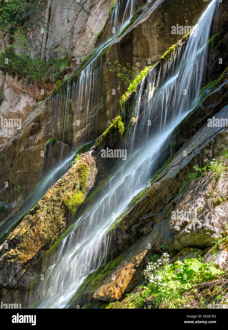 Wimbachklamm waterfall europe hi-res stock photography and images - Alamy