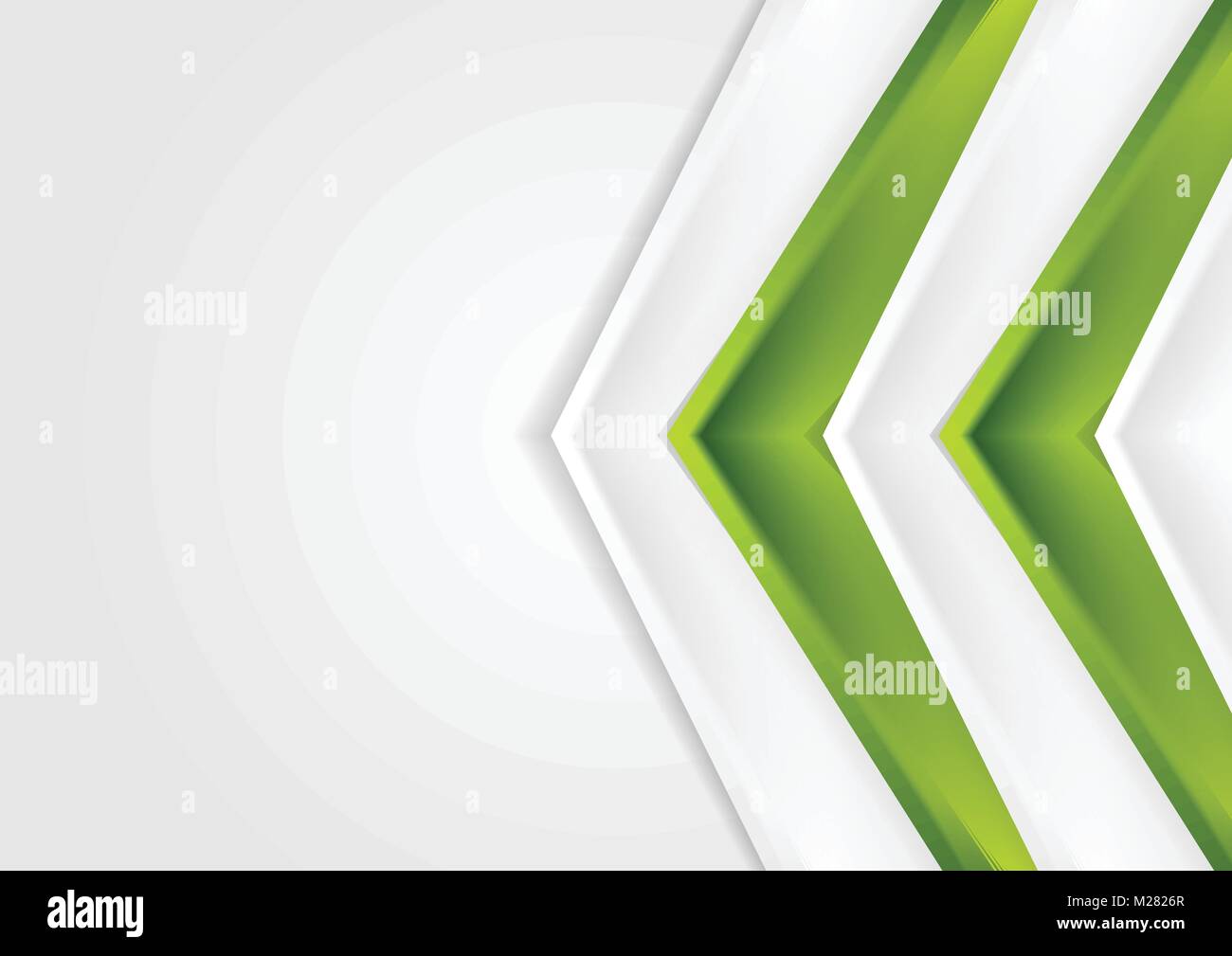 Green and grey contrast tech arrows background. Vector corporate design ...