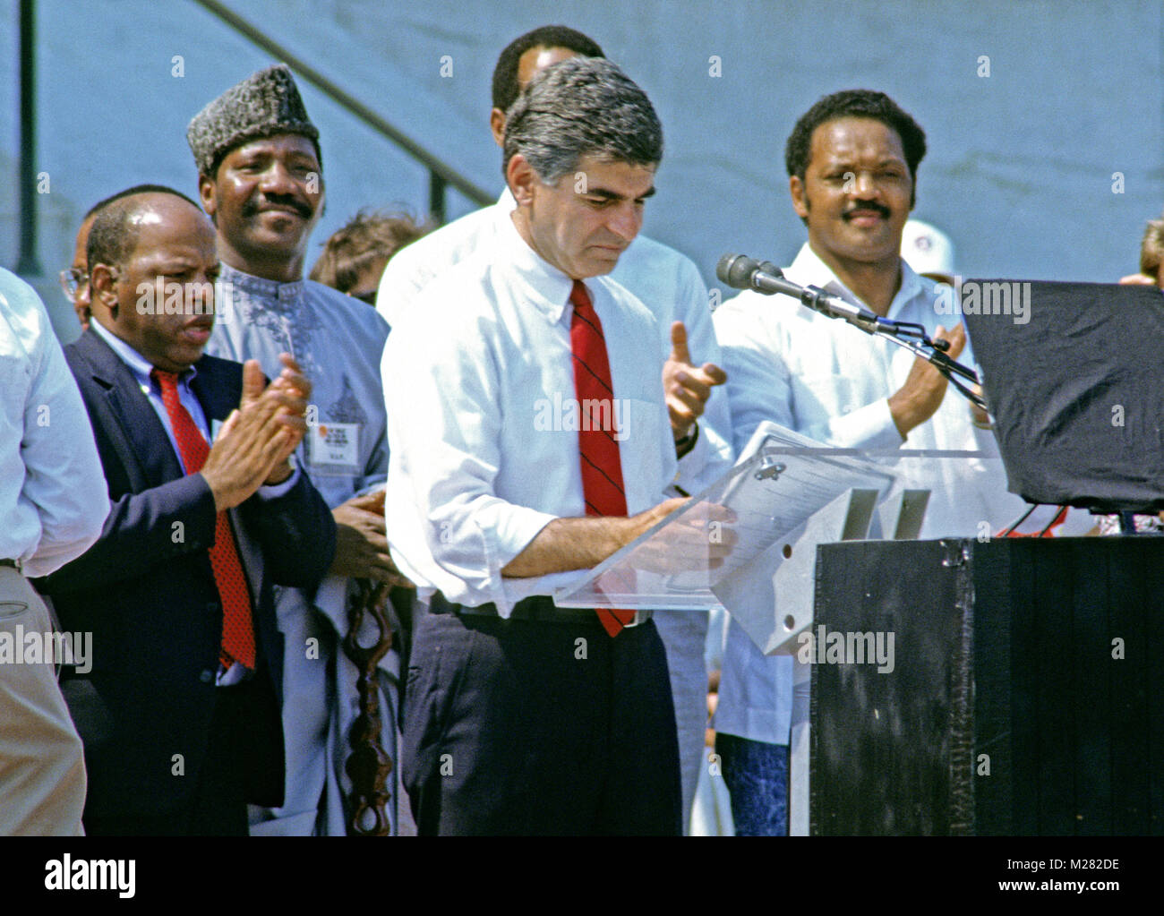 Reverend jesse jackson 1988 hi-res stock photography and images - Alamy