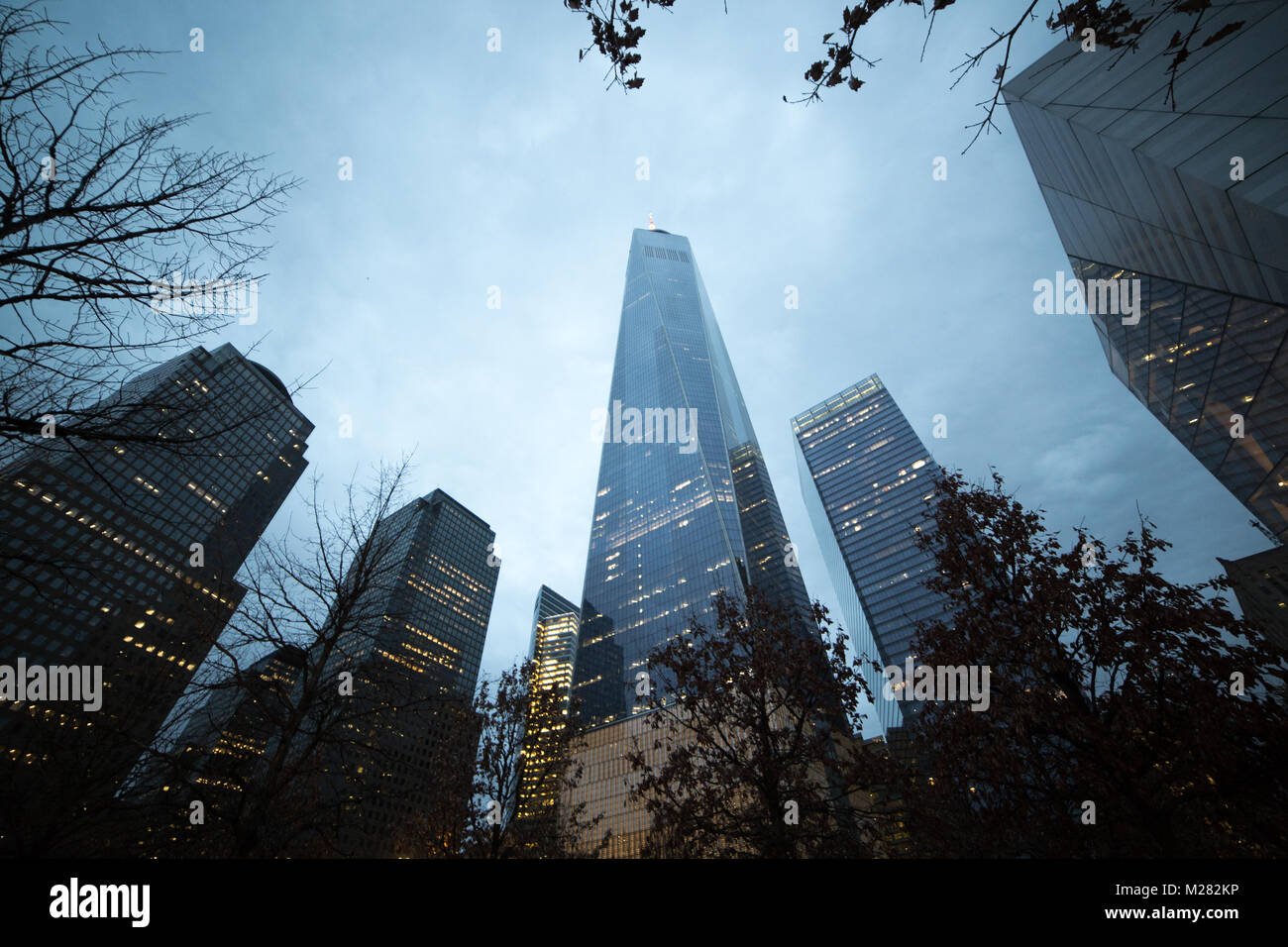 World trade center memorial lights hi-res stock photography and images ...