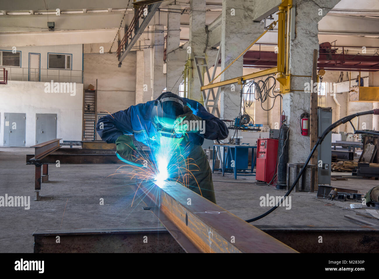 Welding works plant hi-res stock photography and images - Alamy