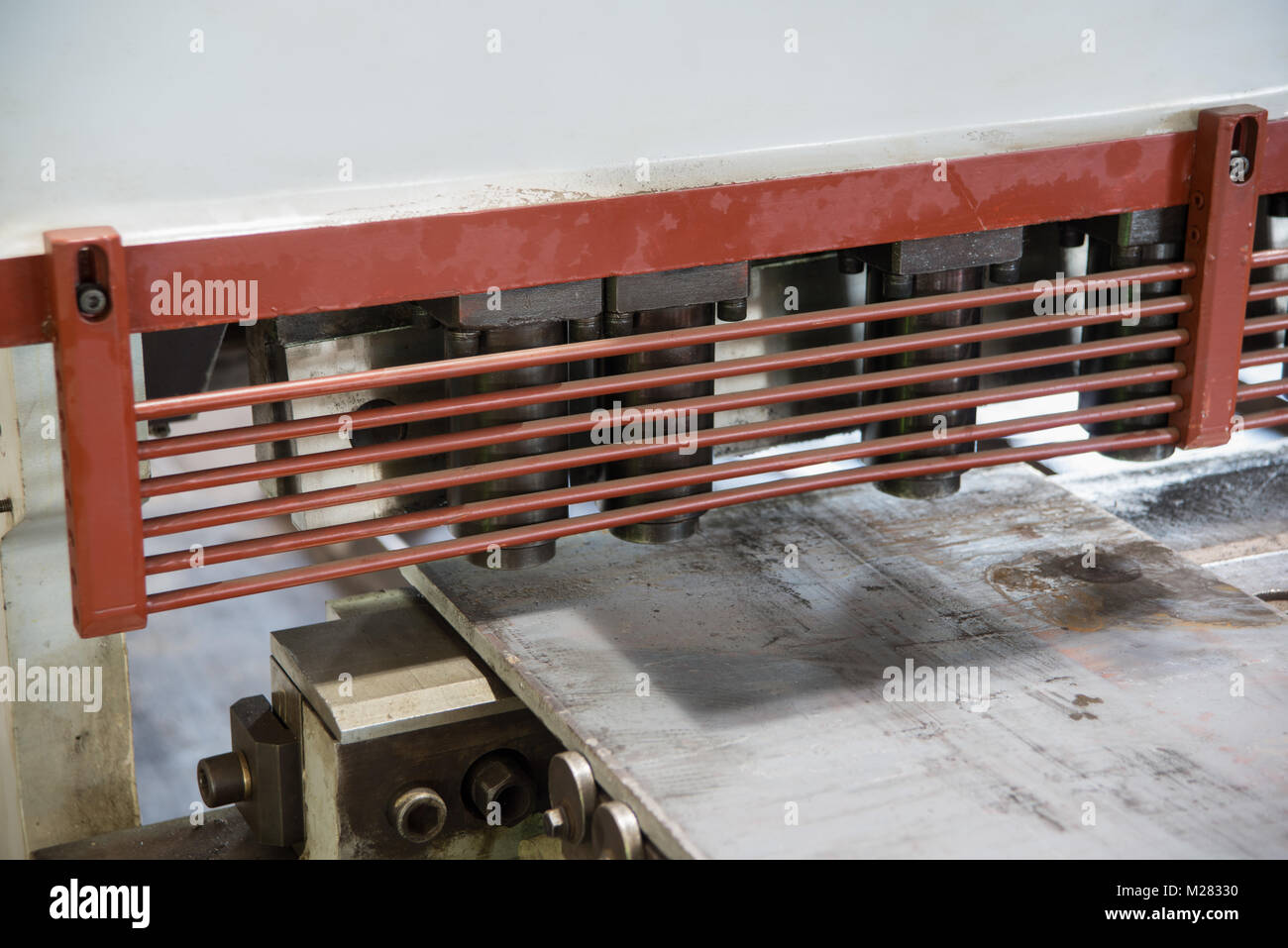 press machine for punching steel sheets, close-up Stock Photo - Alamy