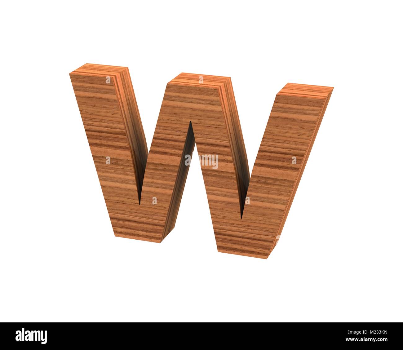 Letter w lowercase Cut Out Stock Images & Pictures - Alamy