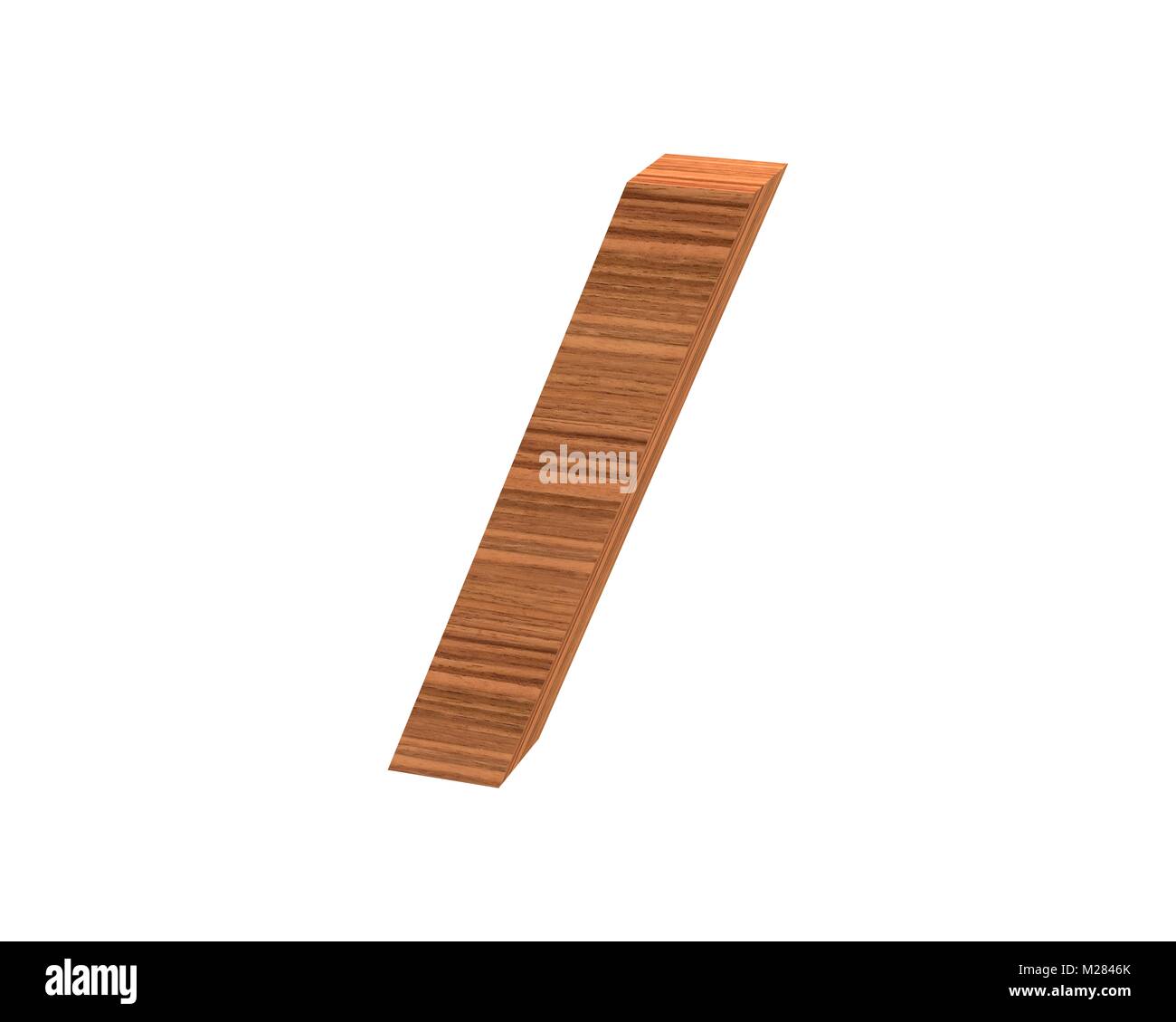 Font polished walnut special character ALT47 Stock Photo - Alamy