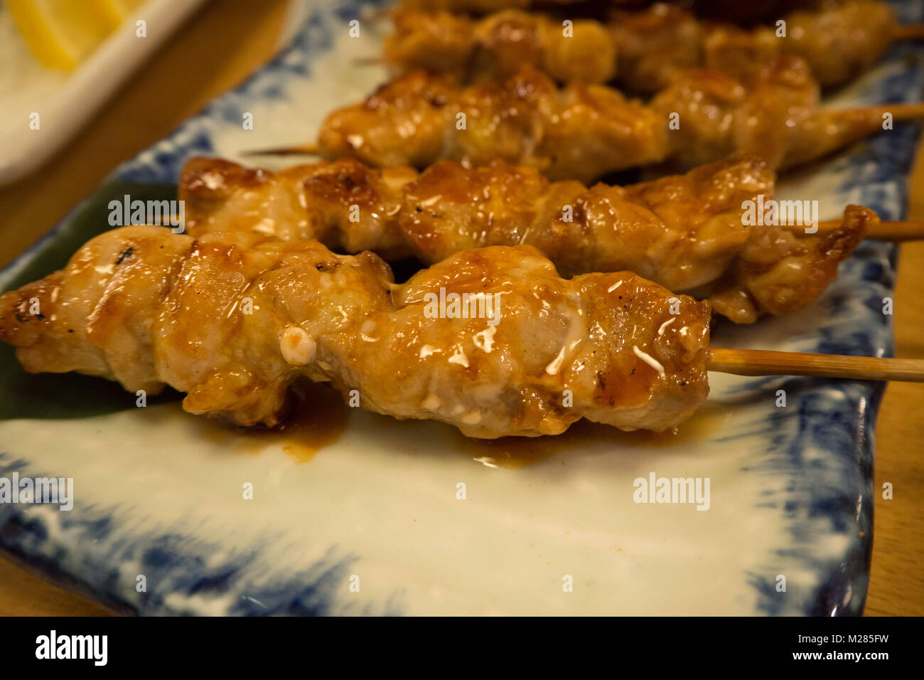 Japanese chicken skewer also known as Yakitori Stock Photo - Alamy