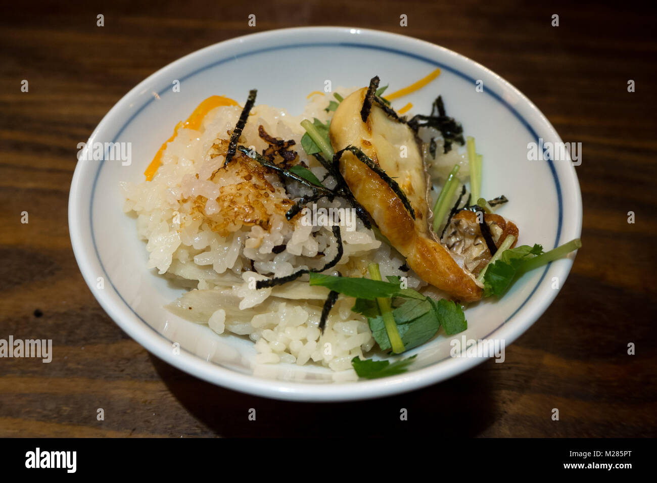 steam rice with fish Stock Photo - Alamy