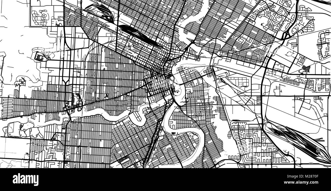 Canada winnipeg aerial Stock Vector Images - Alamy