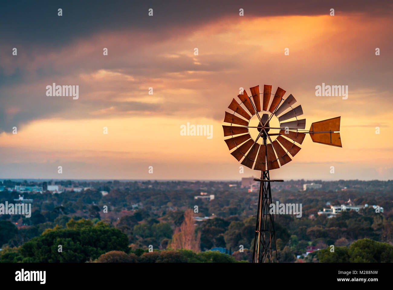 Australian old windmill hi-res stock photography and images - Alamy
