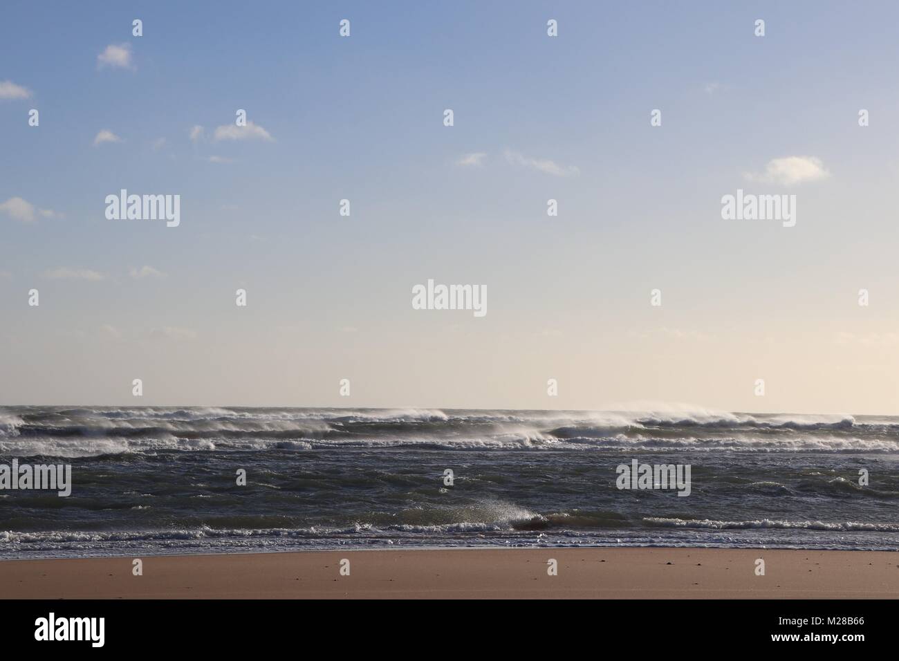 Aberdeen beach on blustery day in winter, Scotland, UK Stock Photo - Alamy