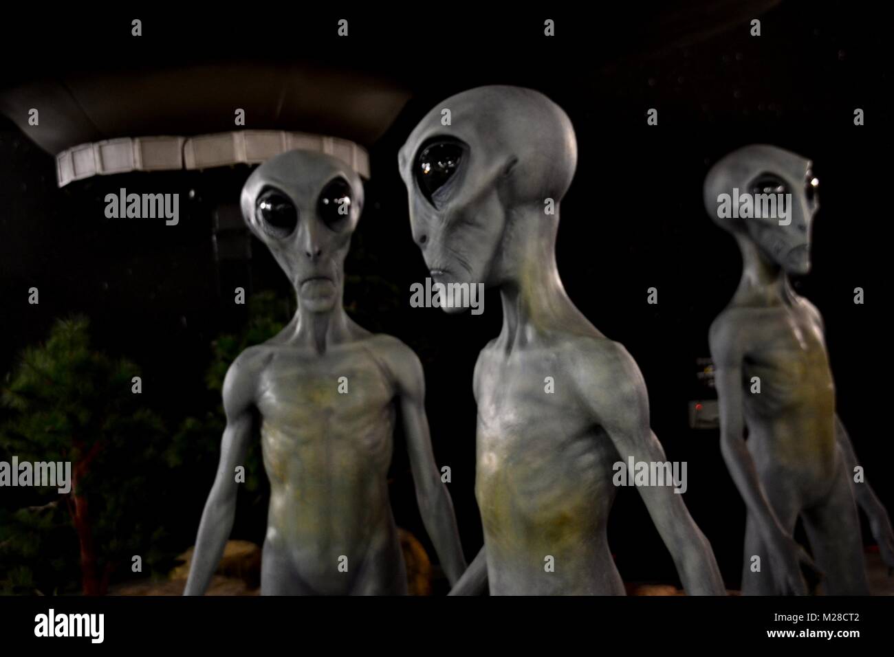 Aliens in a Mexican Museeum Stock Photo - Alamy