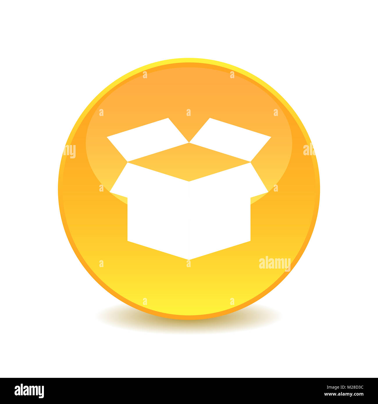box icon on white background , Vector Stock Photo - Alamy