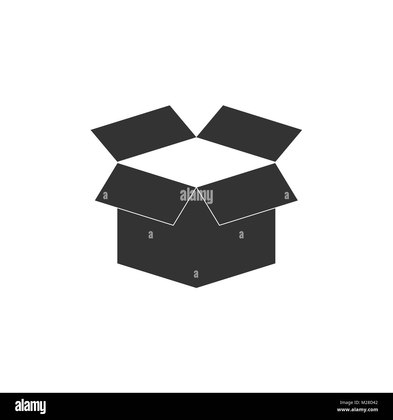 box icon on white background , Vector Stock Photo - Alamy