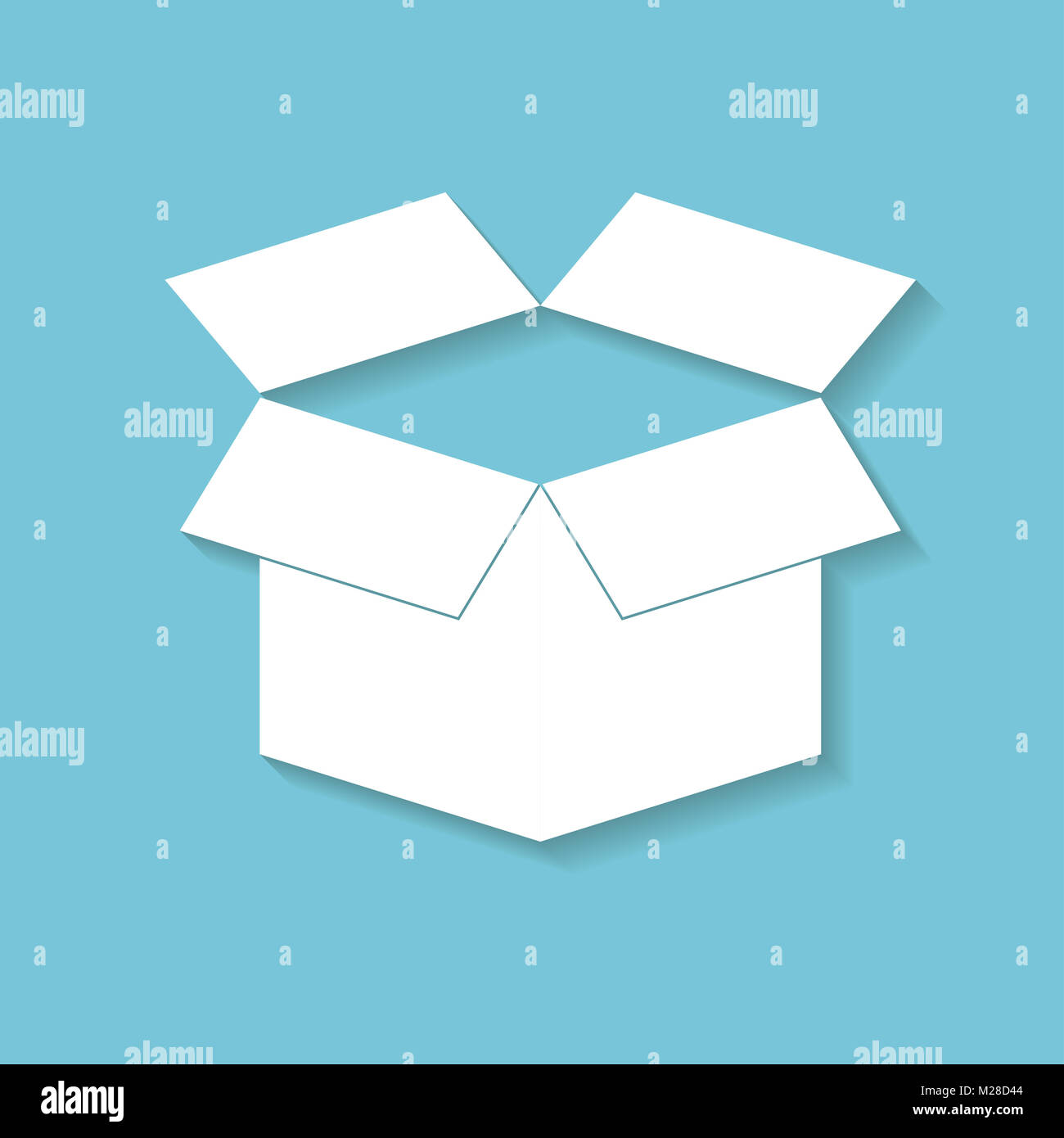 box icon on white background , Vector Stock Photo - Alamy