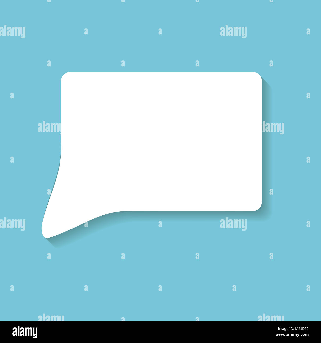 callout icon on white background , Vector Stock Photo - Alamy