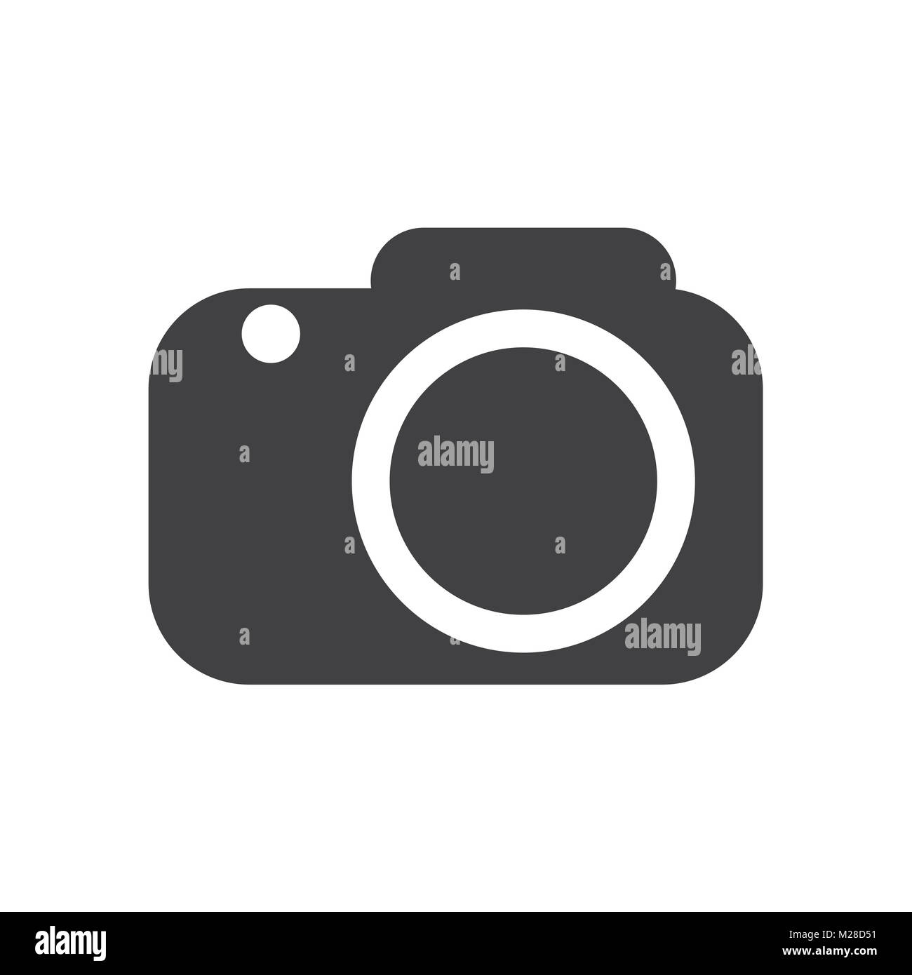 camera icon on white background , Vector Stock Photo - Alamy