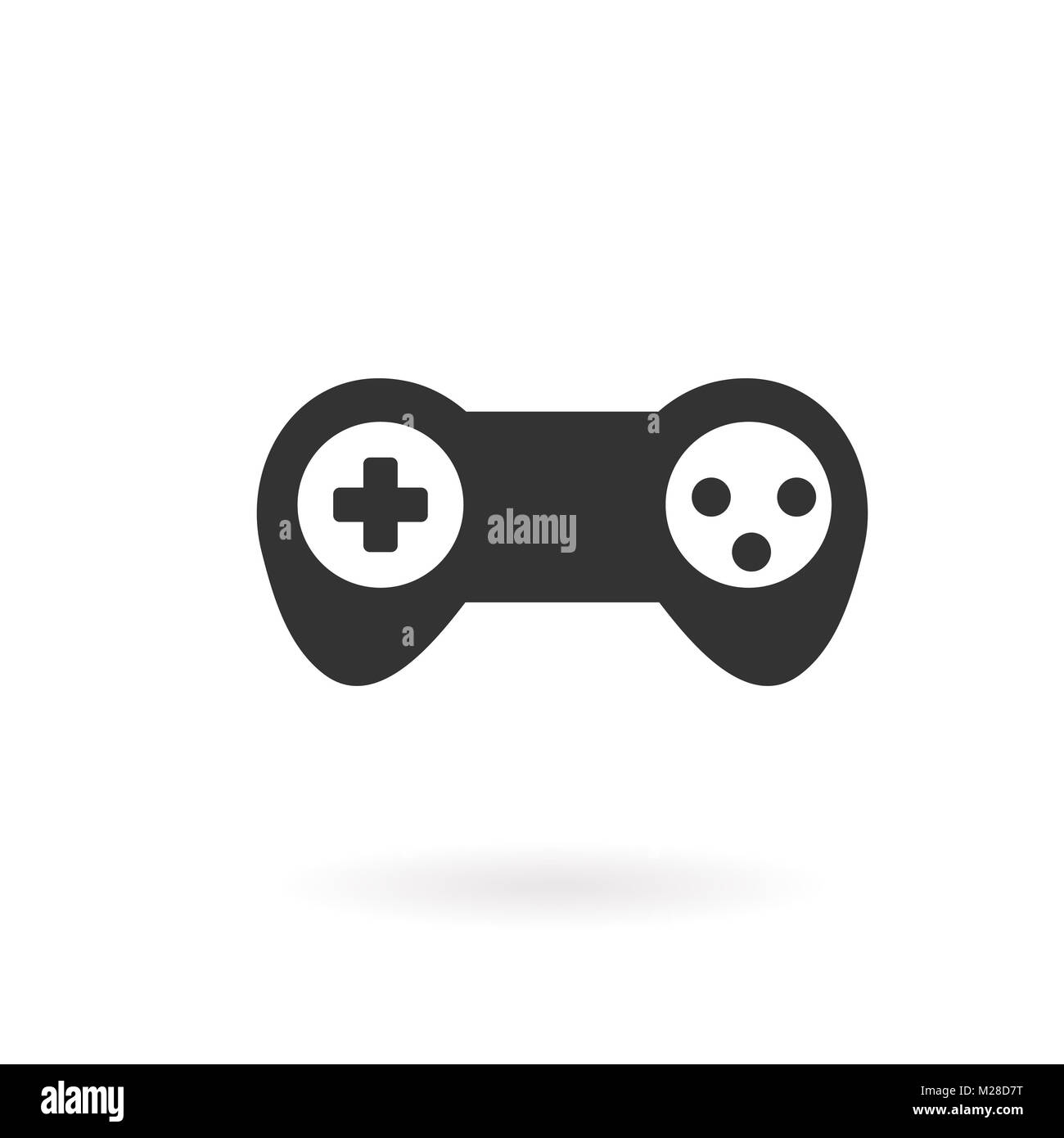 Joystick icon on the background , vector Stock Photo - Alamy