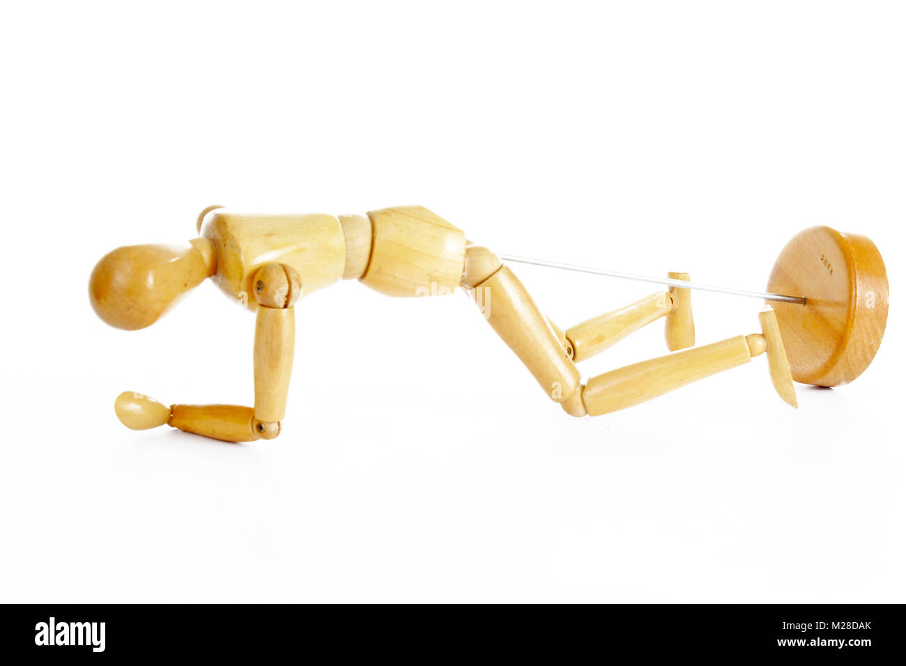 Wooden mannequin drawing model human shape. Doll body figurine statue ...