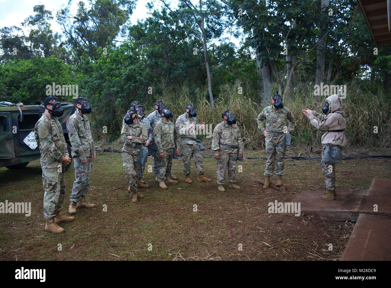 Soldiers assigned to the 205th Military Intelligence Battalion, 500th ...