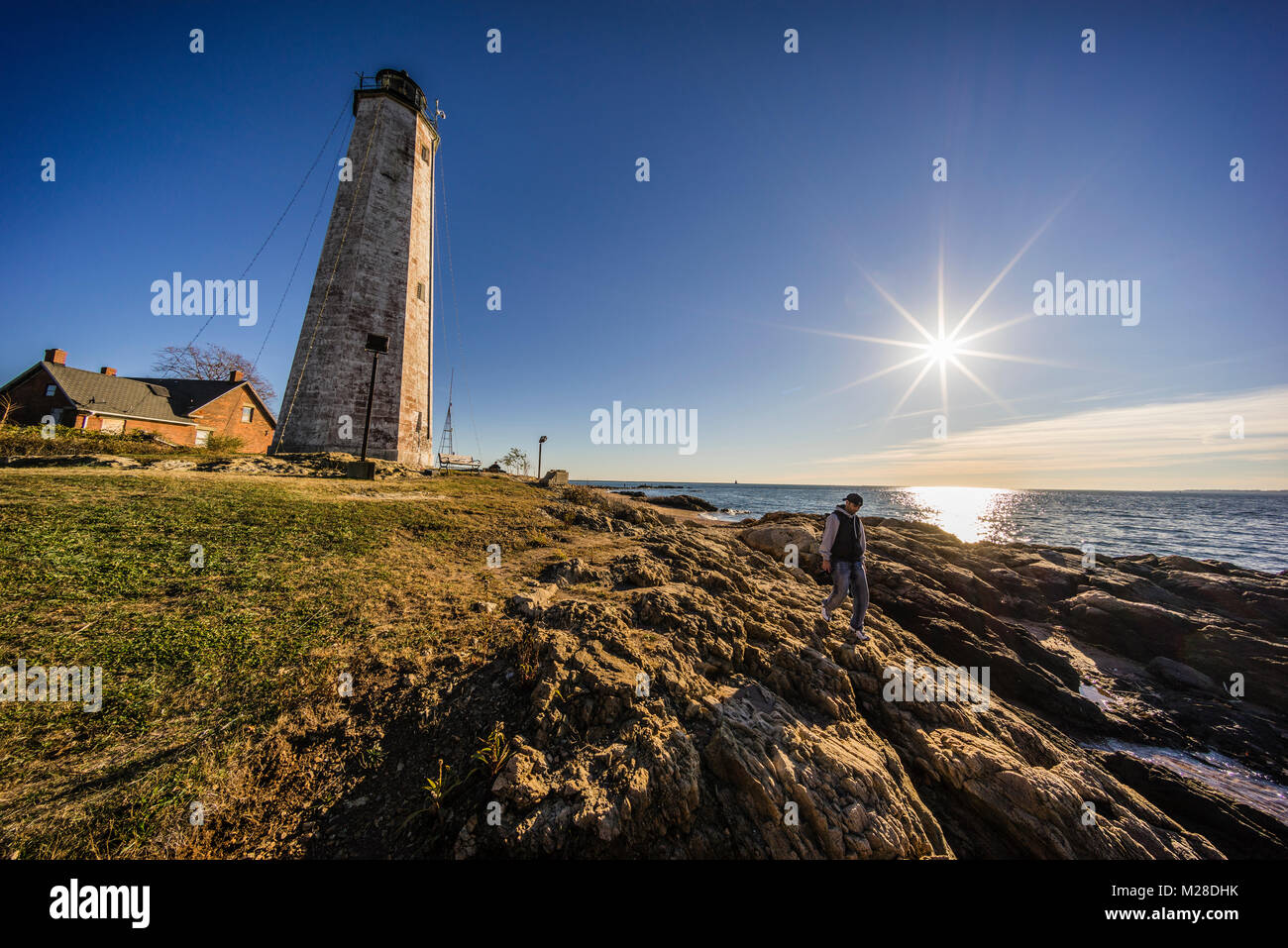 Lighthouse Point Park New Haven, Connecticut, USA Stock Photo - Alamy