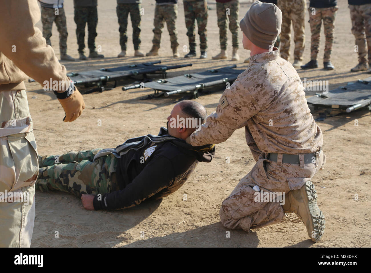 U.S. Navy Corpsman deployed in support of Operation Inherent Resolve ...