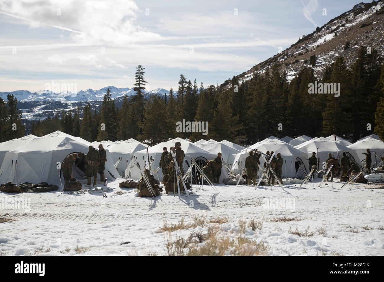 Marines with Task Force Arctic Edge prepare for their day during cold ...