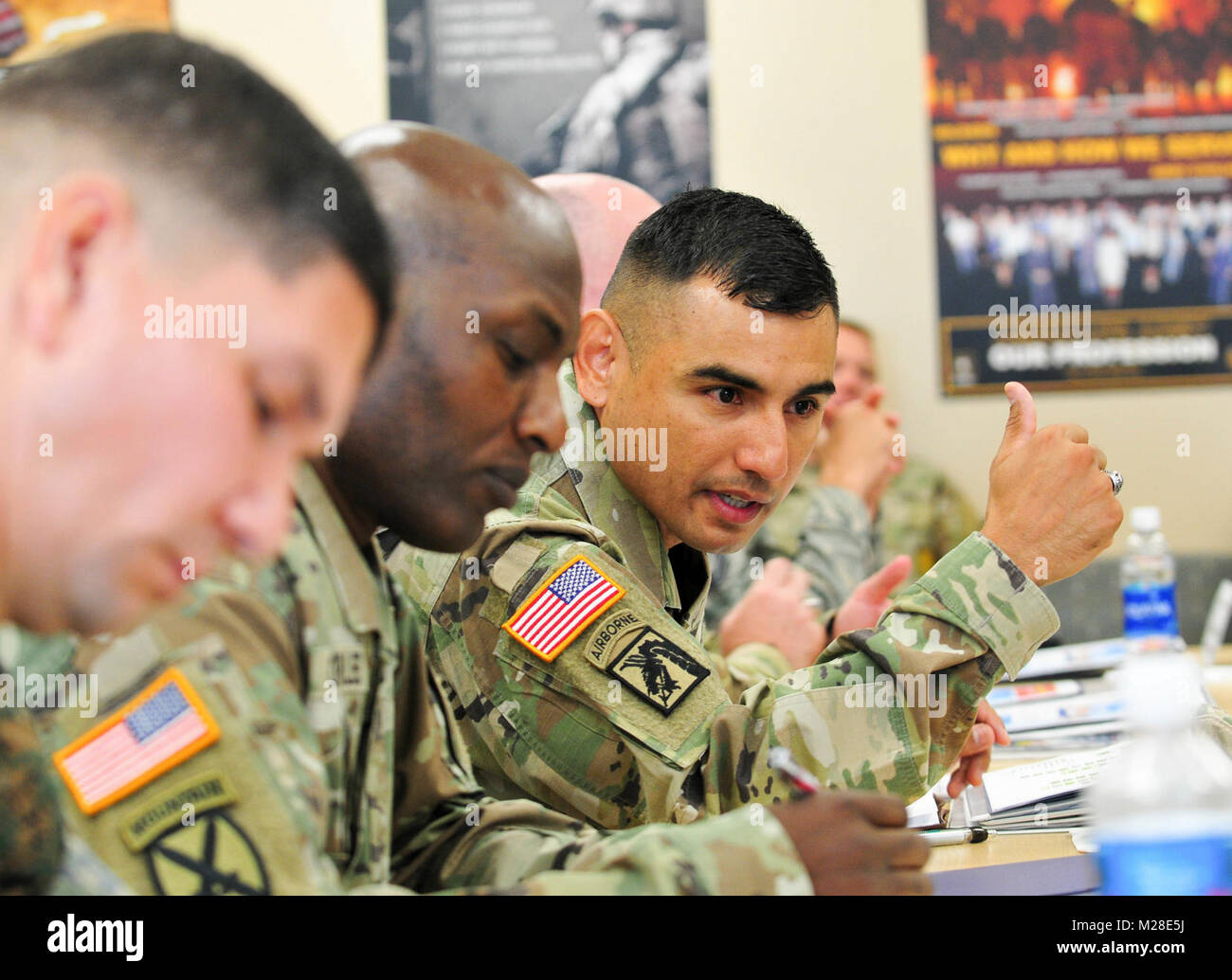 Command Sgt. Maj. Jacinto Garza, the 8th Theater Sustainment Command’s ...