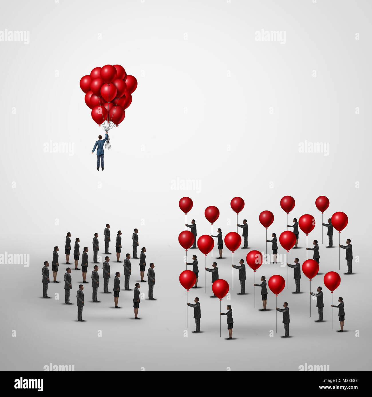 Team success strategy and group planning as people uniting together to ...