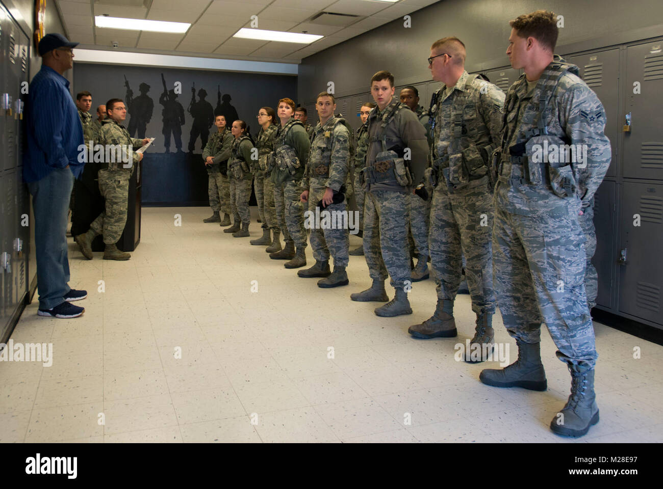 U.S. Airmen assigned to the 20th Security Forces Squadron (SFS) are ...