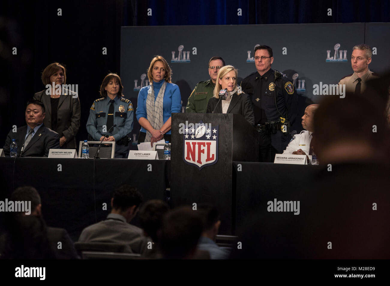 DHS Secretary Kirstjen Nielsen outlined the agency's efforts to support ...