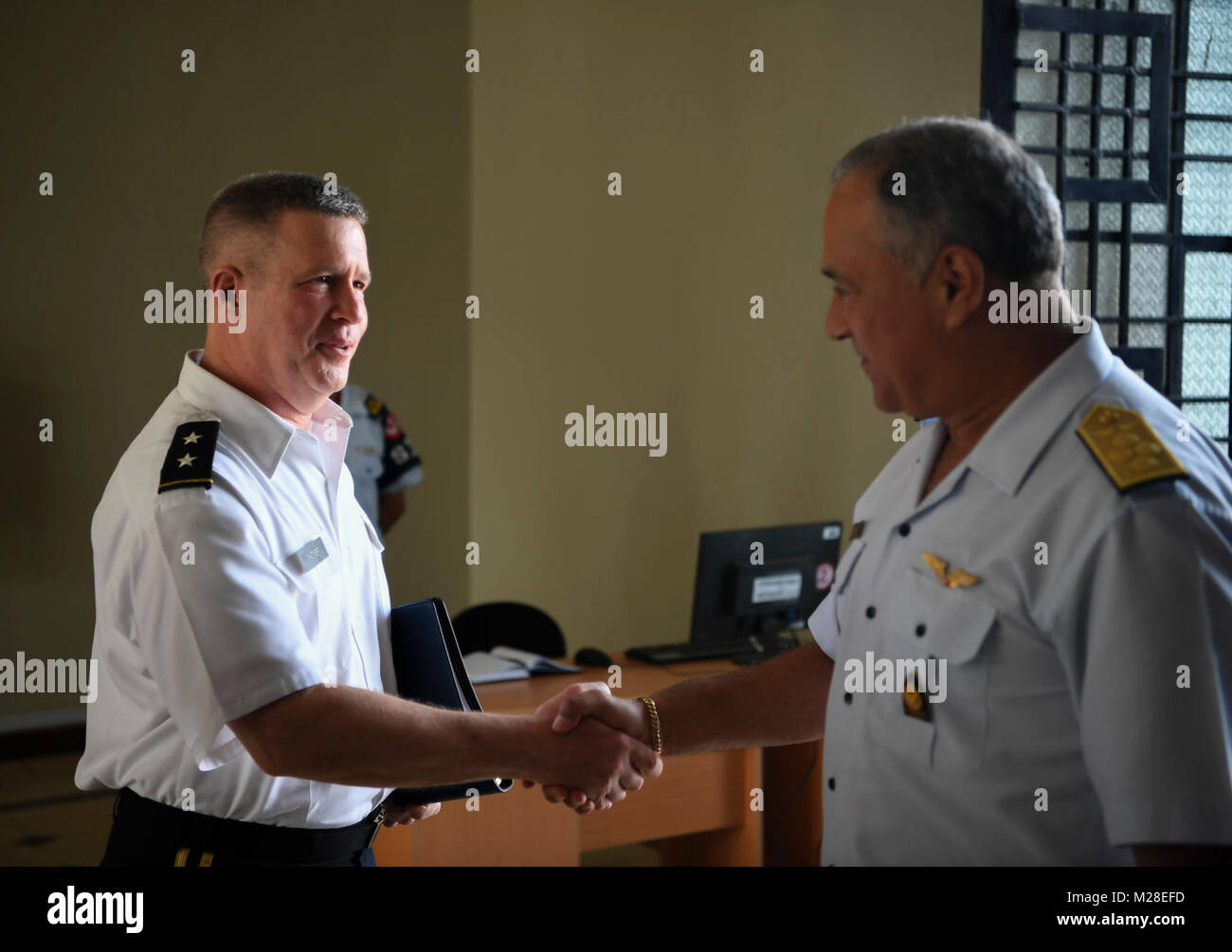U.S. Army Maj. Gen. James A. Hoyer, the Adjutant General of the West ...