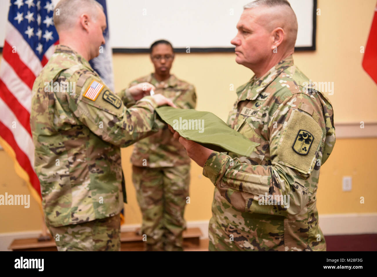 U.S. Army Col. Richard Wholey, Jr., commander 678th Air Defense ...