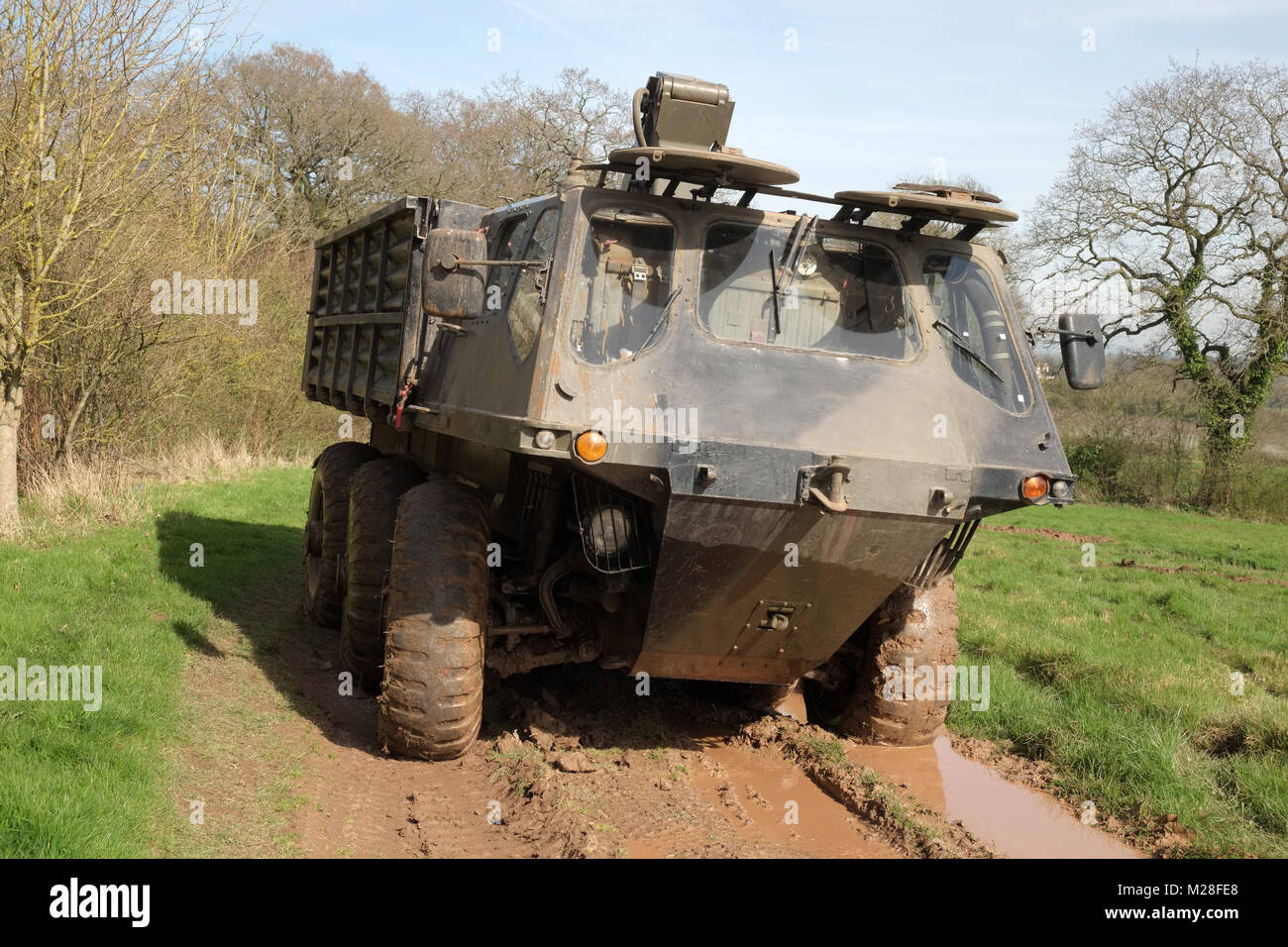 8th March 2017 - a 1968 ex military army Alvis Stalwart amphibious ...