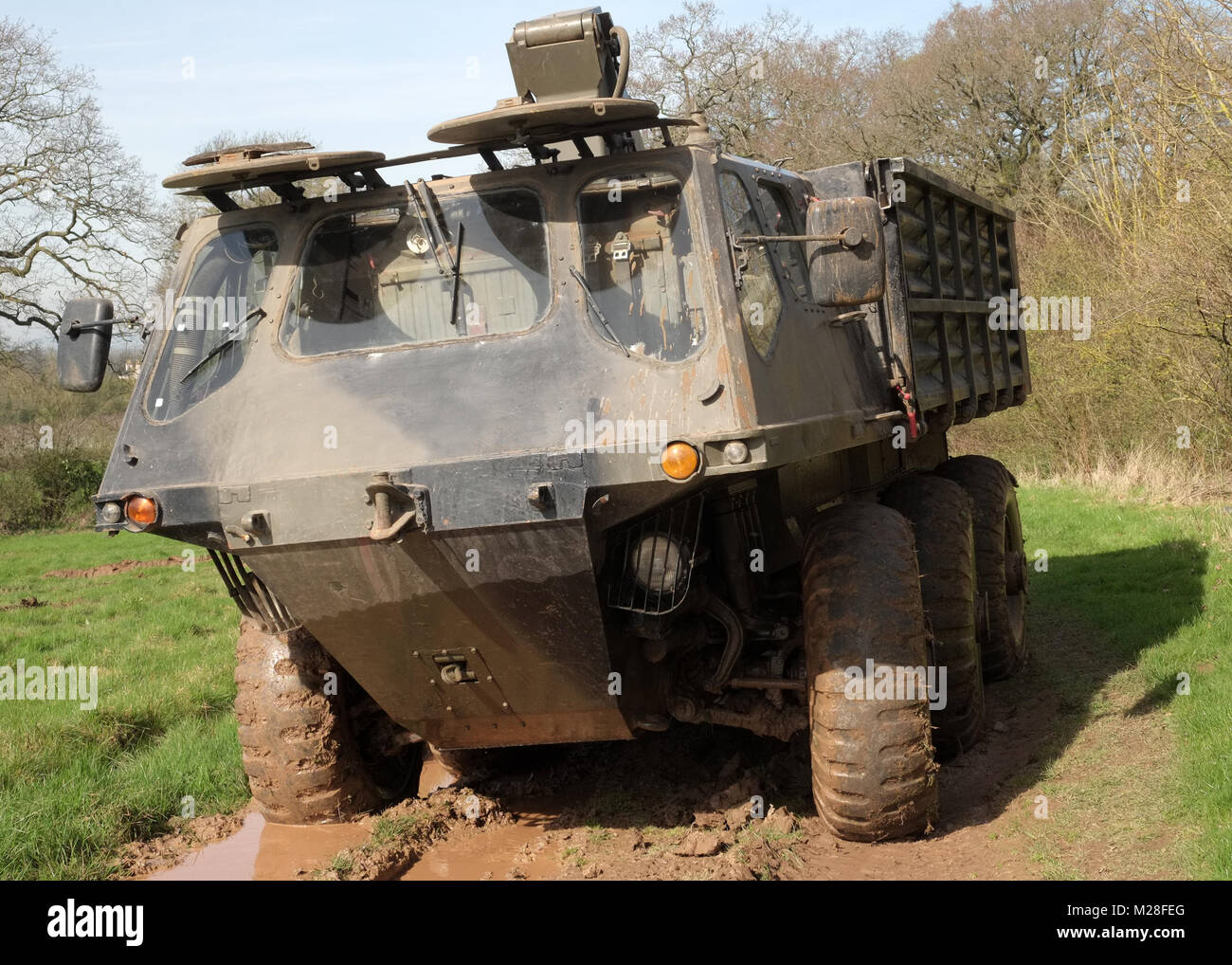 8th March 2017 - a 1968 ex military army Alvis Stalwart amphibious ...